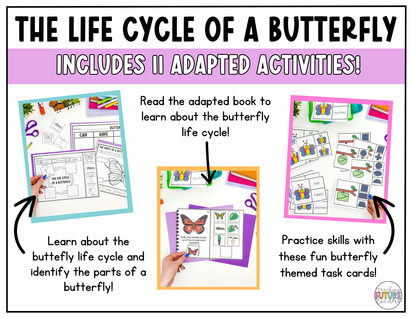The Life Cycle of a Butterfly Adapted Unit – Teaching Future Leaders LLC
