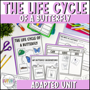 The Life Cycle of a Butterfly Adapted Unit – Teaching Future Leaders LLC